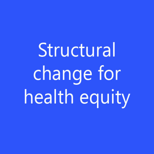 Structural change for health equity – Pai Global TB Group